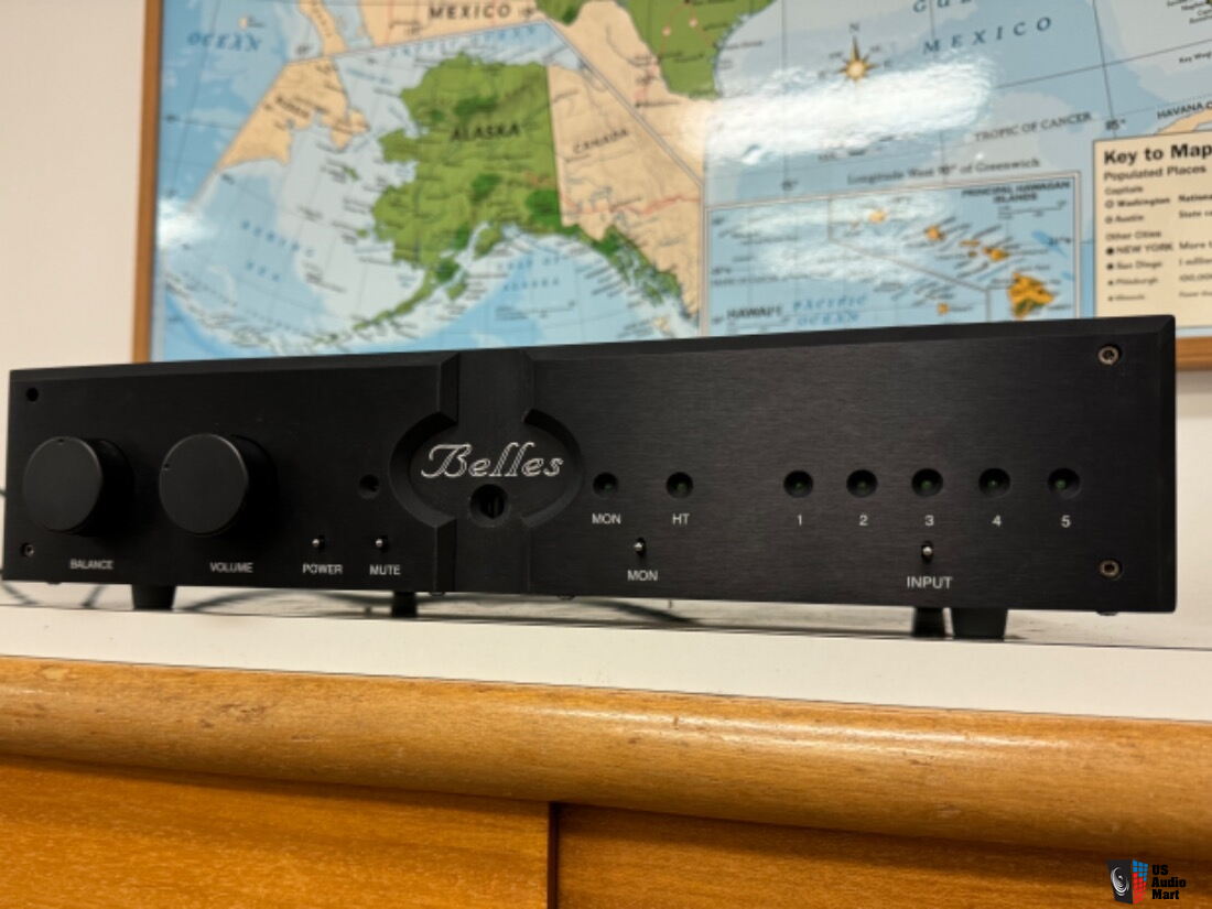 Belles 22A hybrid vacuum tube preamplifier with remote and packaging ...
