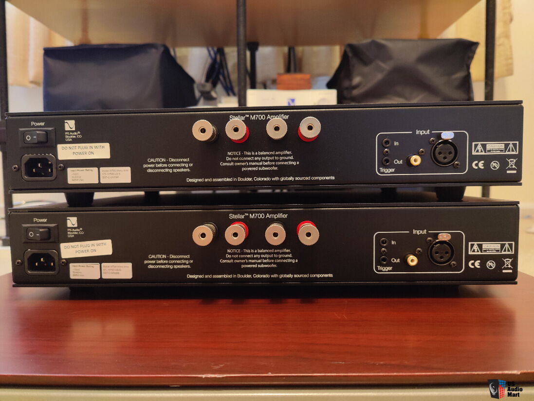 PS Audio Stellar M700 monoblock amplifiers in excellent condition Photo ...