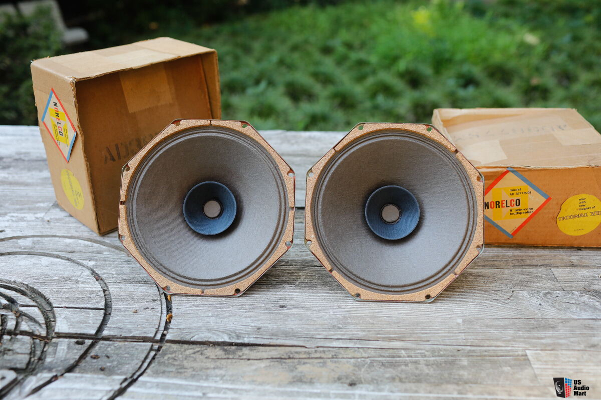 Norelco AD 3877M vintage full range drivers Photo #5241671 - US Audio Mart