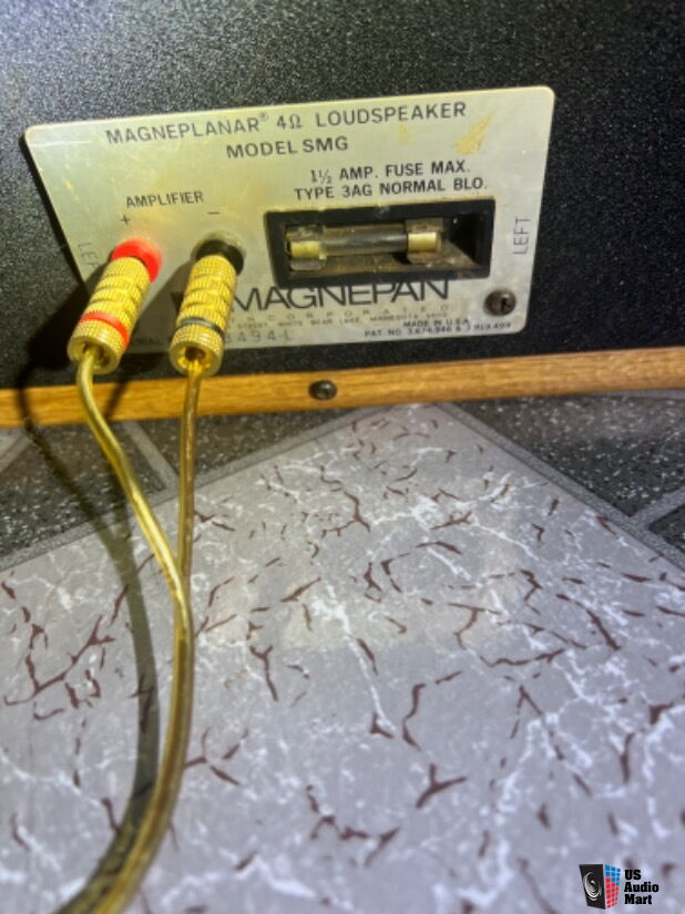 For sale: Magnepan magneplanar SMG pair of speakers Photo #5242105 - US ...