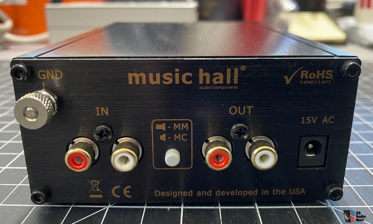 Music Hall pa1.2 Phono Preamplifier For Moving Magnet and Moving Coil ...