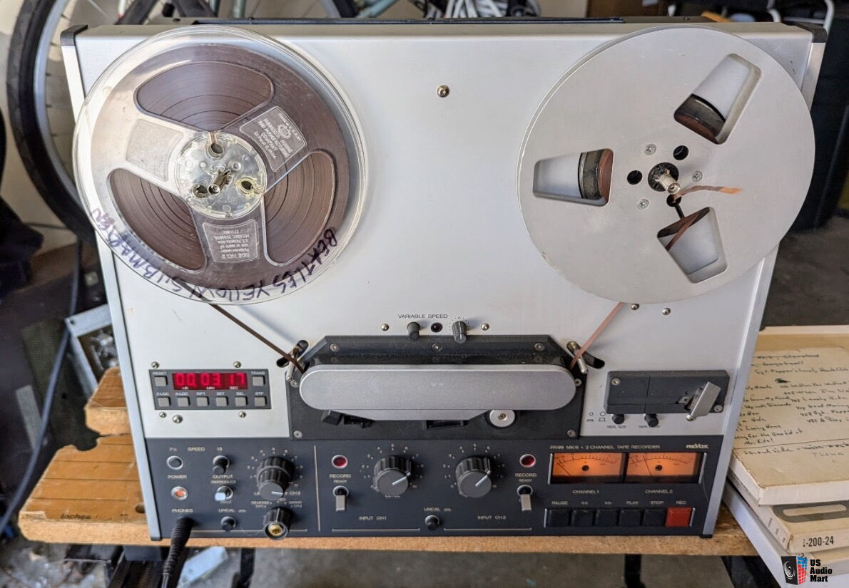 Revox PR-99 mk III 1/2 track reel to reel. Plug in and play Photo ...