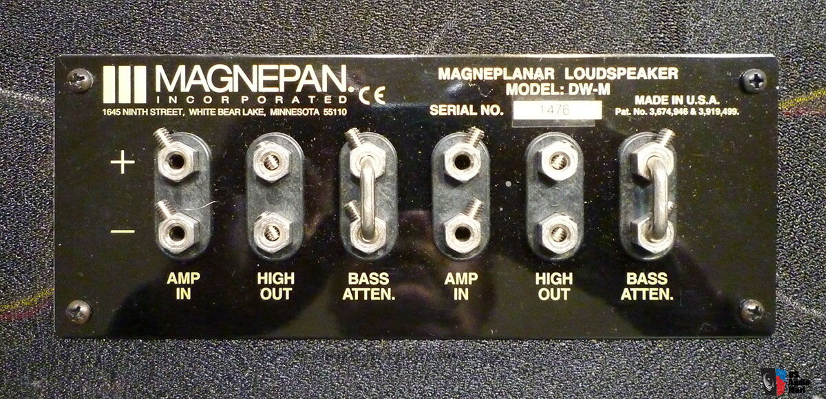 Magnepan DWM bass panel (black with dark cherry) Photo #5244474 - US ...
