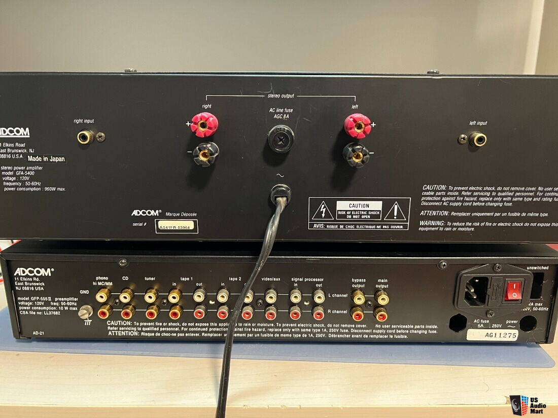 Adcom GFA5400 + GFP55 II Photo #5246350 - US Audio Mart