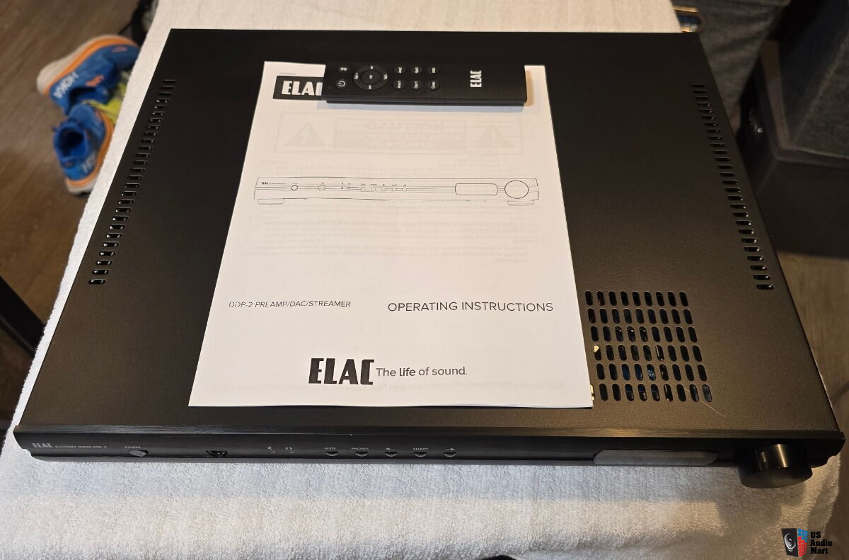 REDUCED for quick sale1: ELAC DDP-2 PRE/DAC/Streamer. Remote, free WW ...