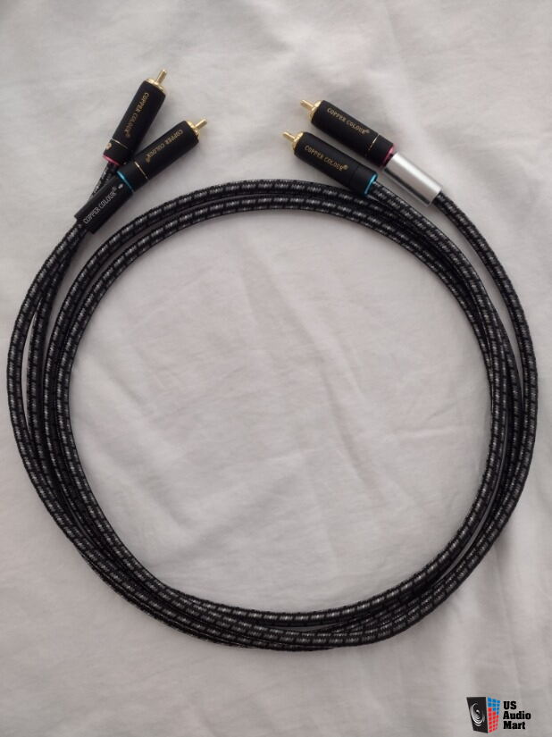 Copper Colour Moon OCC RCA Cable Audiophile Interconnect RCA plug 1.5M ...