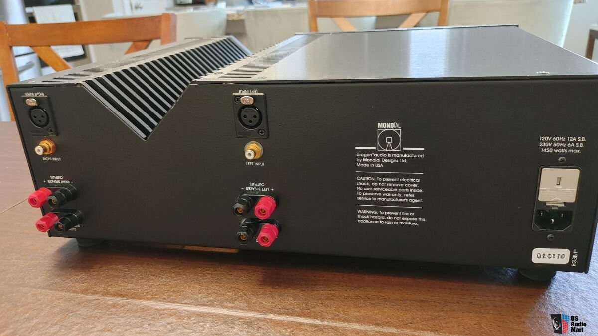 Aragon 8008BB Balanced (XLR) Stereo Power Amplifier - 200/400WCh @8/4 ...