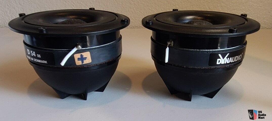 Dynaudio D54 Dome Midrange Drivers Mid Range for Loudspeakers Pair GC ...
