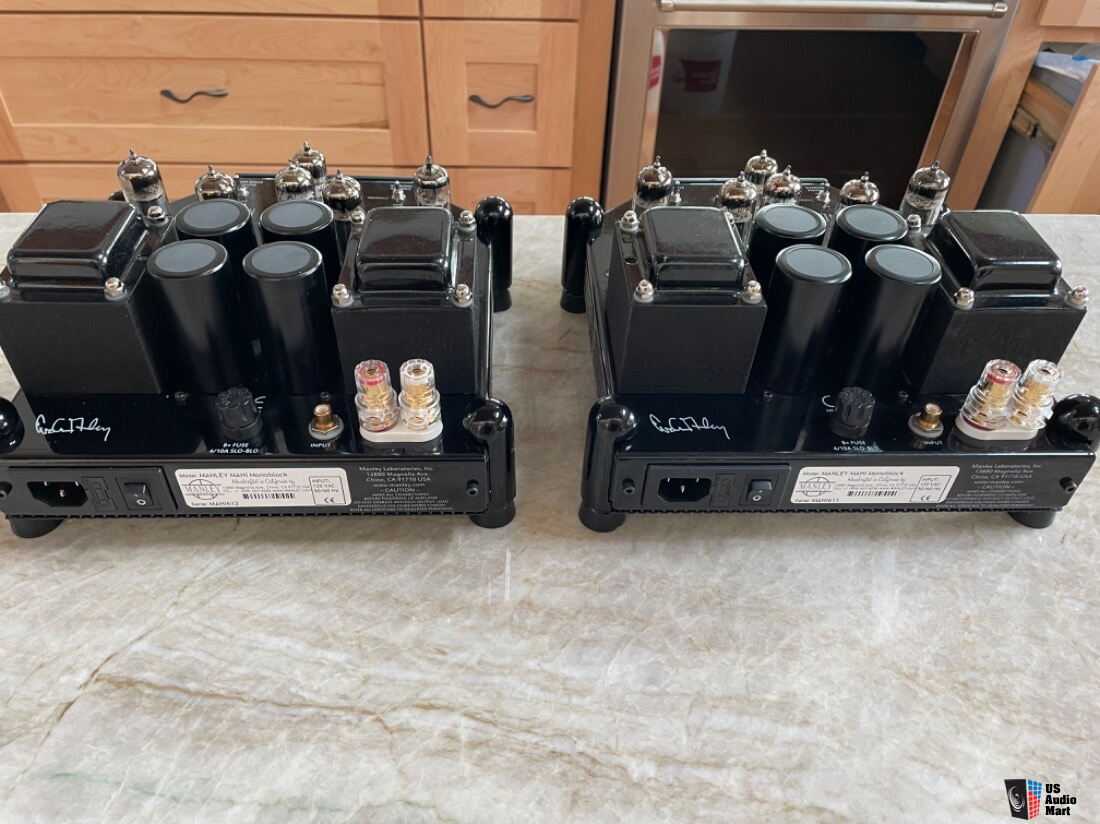 Manley Mahi Mahi mono tube amps