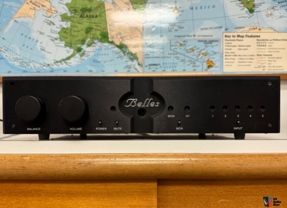 Belles 22A hybrid tube preamplifier with remote, rare, orig. $2995 ...