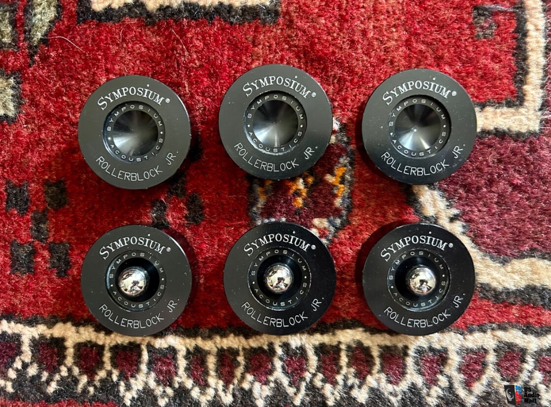 Symposium Acoustics Rollerblock Jr isolation devices complete set of 3 ...