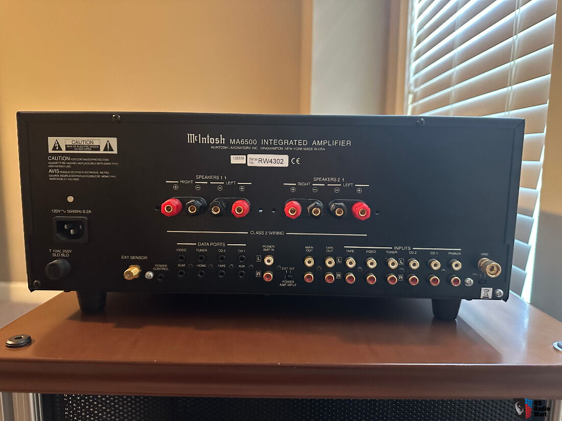 McIntosh MA6500 Integrated Amp - Amazing Condition w/ Box, Remote ...