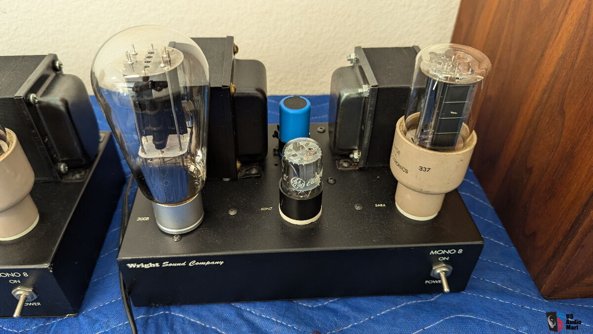 Wright Sound Company 300B Mono 8 monoblocks; RARE; selliing with our ...
