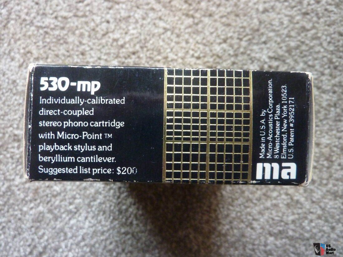 Micro ACOUSTICS 530MP Cartridge NOS Photo #5261828 - US Audio Mart