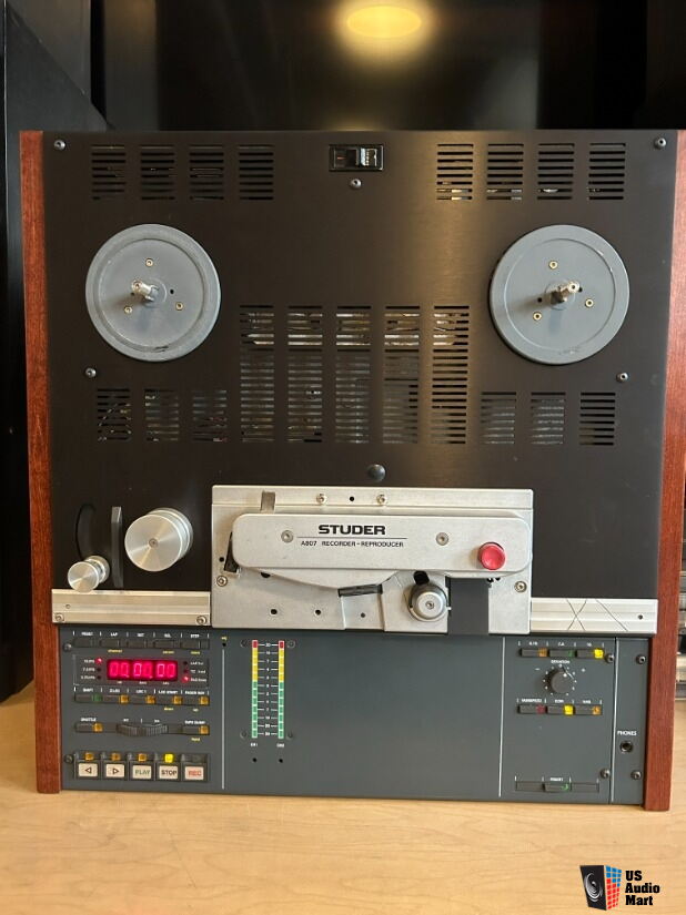 Studer A807 3-speed analog Playback-only 1/4" Reel to reel tape machine ...