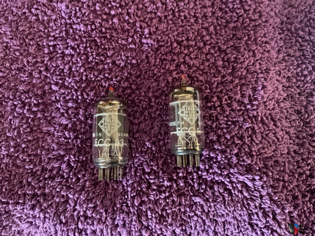 1965 Telefunken ECC83 Red Tipped Long Smooth Plates Photo #5262677 - US ...