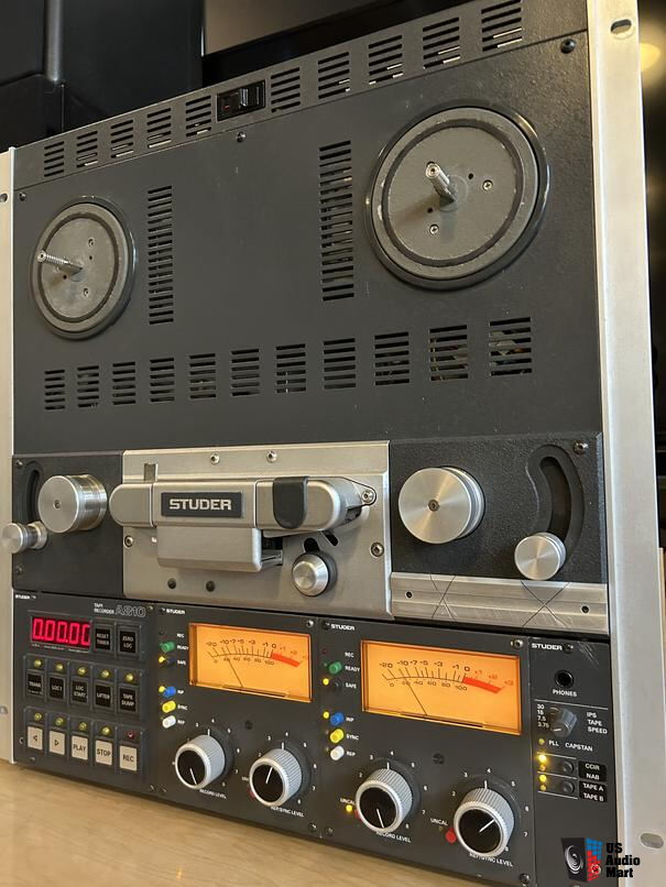 Studer A810 1/4" 4-speed analog reel to reel tape machine | Refurbished ...