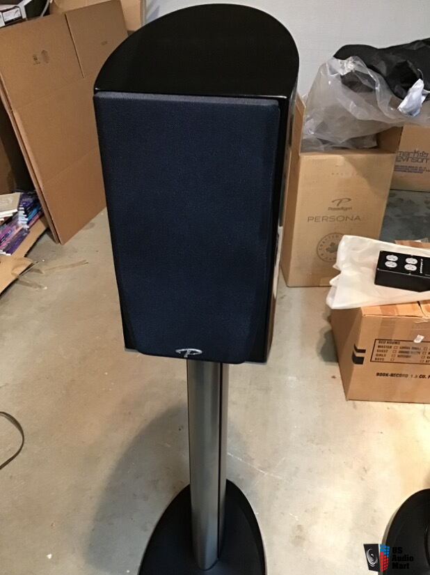 Paradigm Persona B speaker Pair with Stands Photo #5267584 - US Audio Mart
