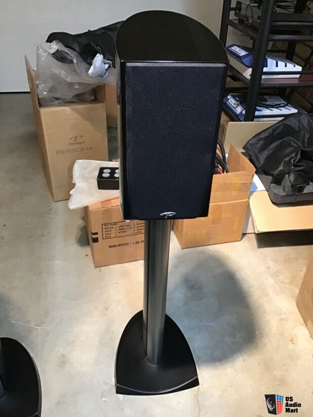 Paradigm Persona B speaker Pair with Stands Photo #5267586 - US Audio Mart