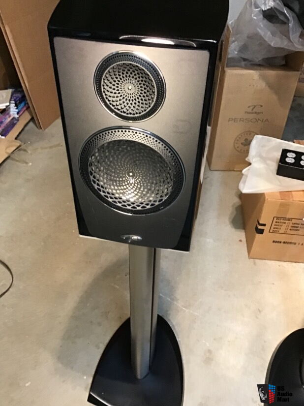 Paradigm Persona B speaker Pair with Stands Photo #5267584 - US Audio Mart