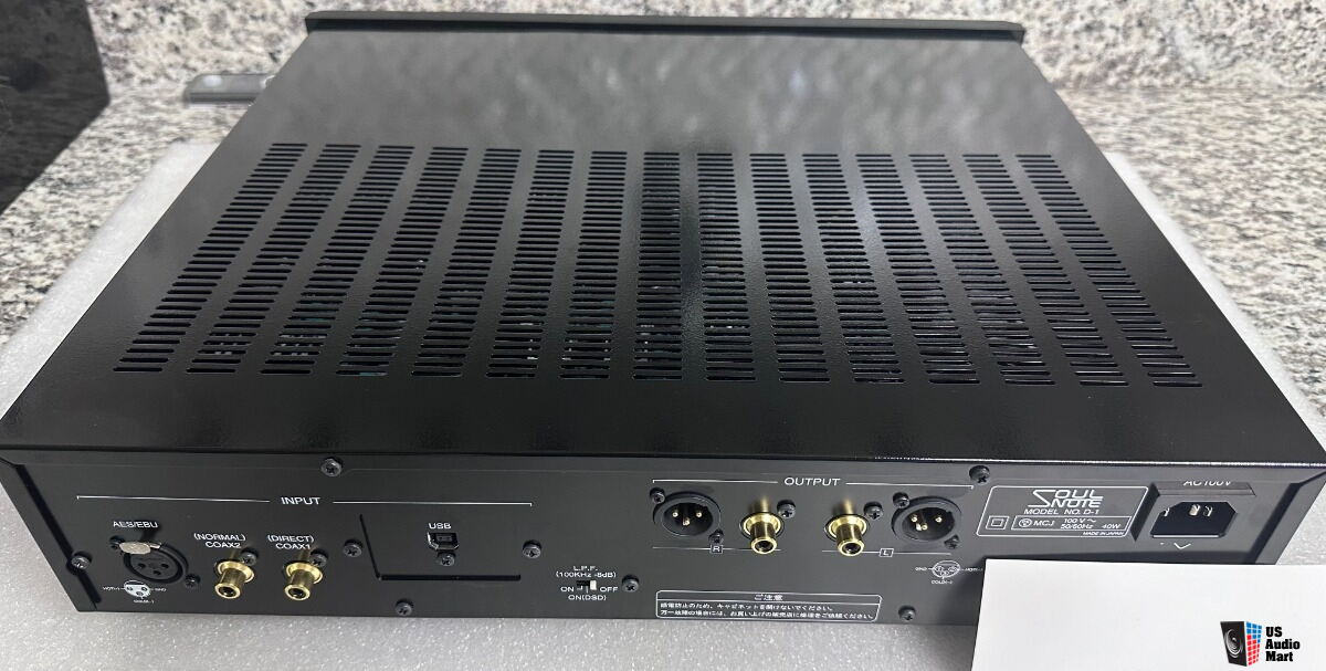 Soulnote D1 DAC D/A Converter 32-bit/768 kHz PCM and DSD 512 (22.6 MHz ...