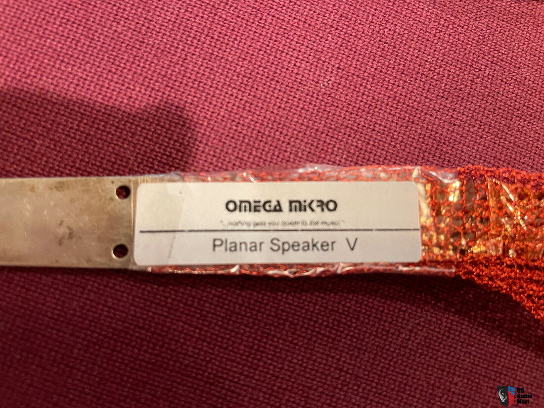 Omega Mikro Planar V Speaker Cables - 8 ft Photo #5268449 - US Audio Mart