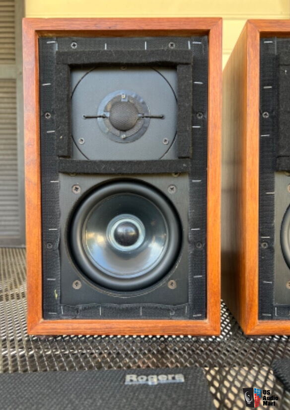 Rogers LS3/5a 15 Ohm matching serial number pair -walnut Photo #5273356 ...