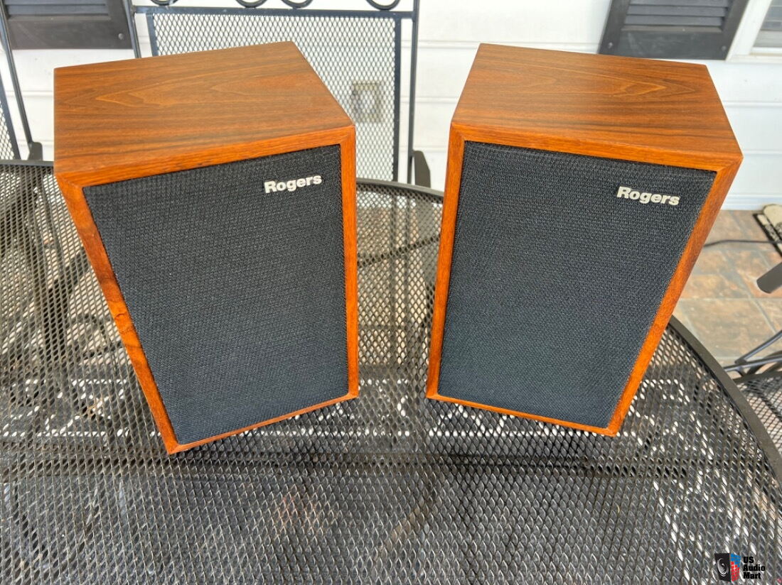 Rogers LS3/5a 15 ohm walnut, matching serial numbers Photo #5273690 ...
