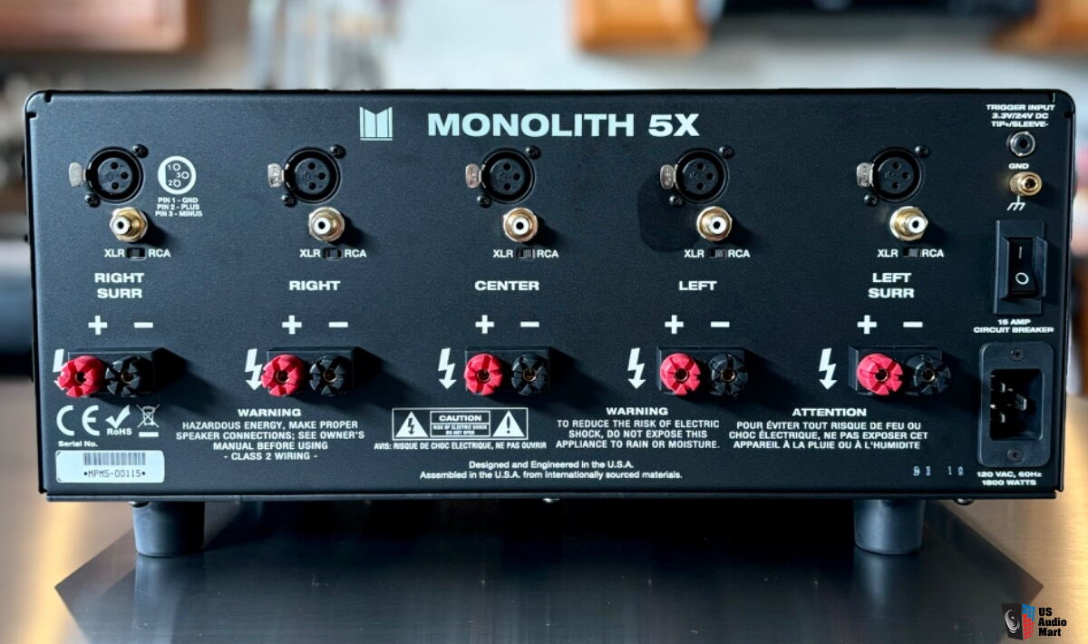 Monolith 5x200 - Like New Photo #5276931 - US Audio Mart