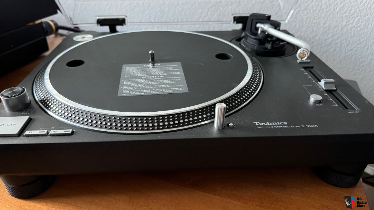Technics SL-1210GR Direct Drive Turntable (Black) Photo #5280522 - US ...
