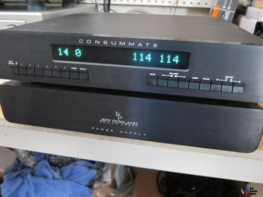 Jeff Rowland Consummate Preamp, Audiophile Quality, Remote 2 Chassis ...