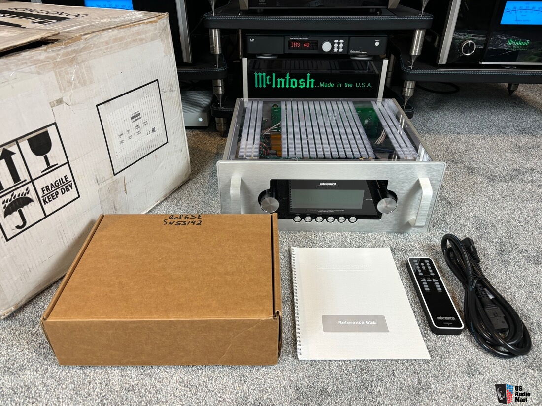 Audio Research Ref 6SE Reference Stereo Line Stage PreAmplifier ...