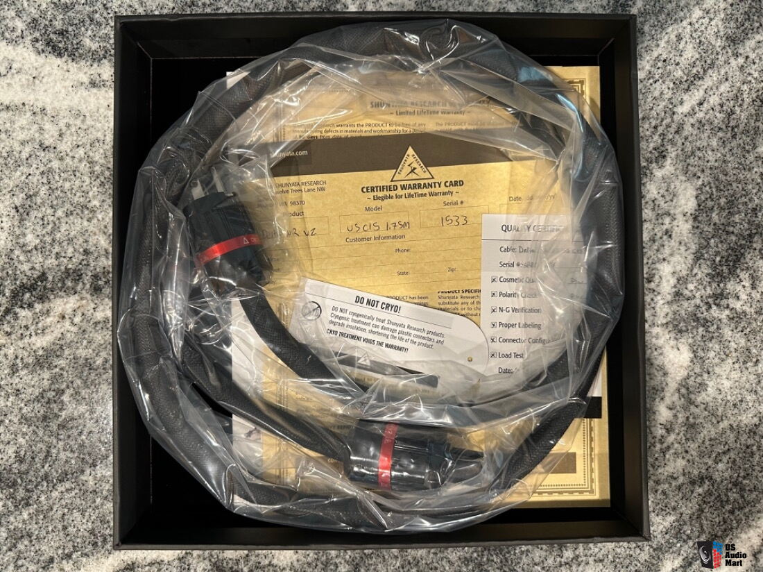 Shunyata Delta v2 NR Power Cable (1.75m, C15)