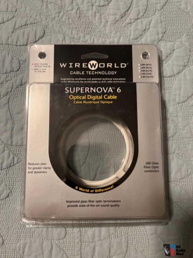Wireworld Supernova 6 Optical Digital Cable For Sale - US Audio Mart
