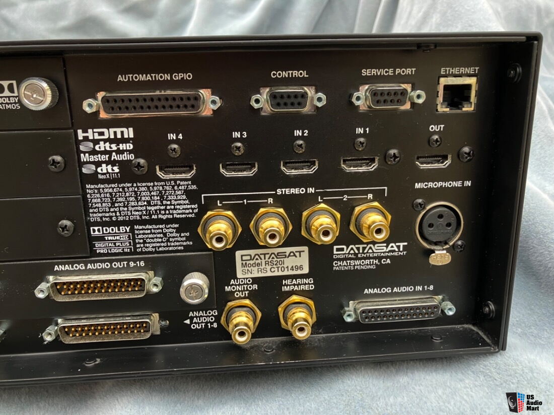 Datasat RS-20i surround sound preamp processor Photo #5285027 - US ...