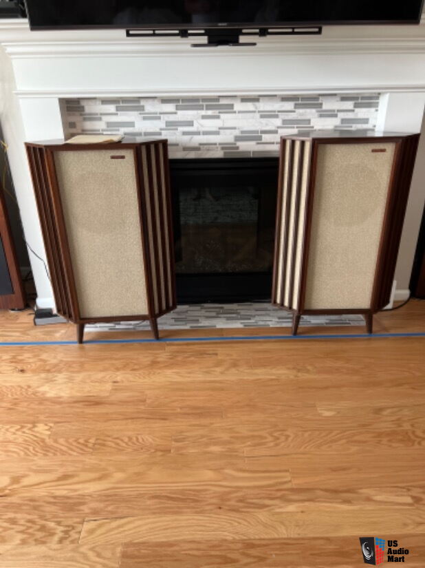 Tannoy 12" Red Orange Dust Cap & Crossovers Pair...Excellent For Sale ...