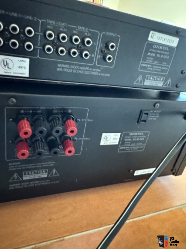 Onkyo m-504 amplifier and p-304 pre amp Photo #5286591 - Canuck Audio Mart