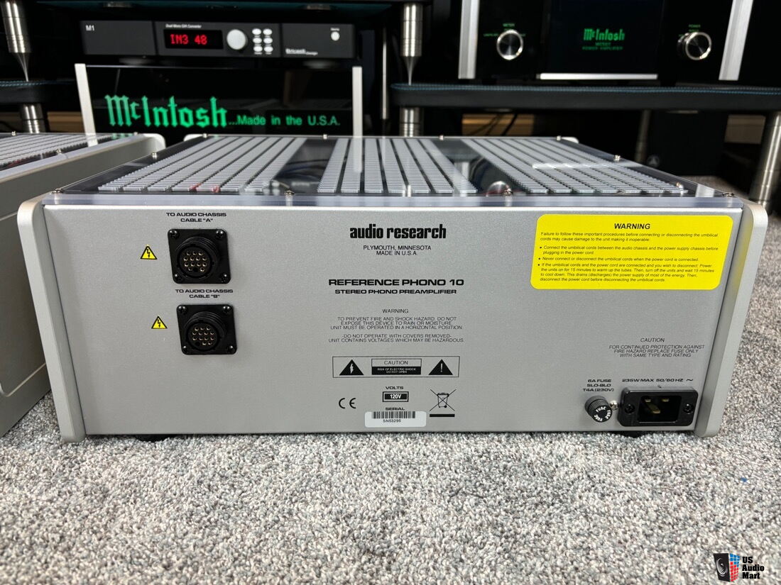 Audio Research Ref 10 Stereo Reference Phono Stage PreAmplifier ...