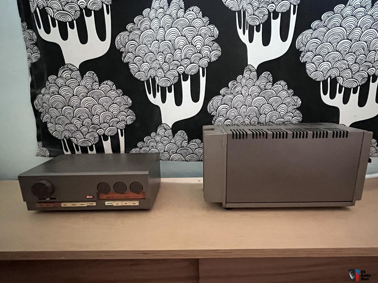 QUAD 33 preamplifier and QUAD 303 power amplifiers quad Photo #5287340 ...