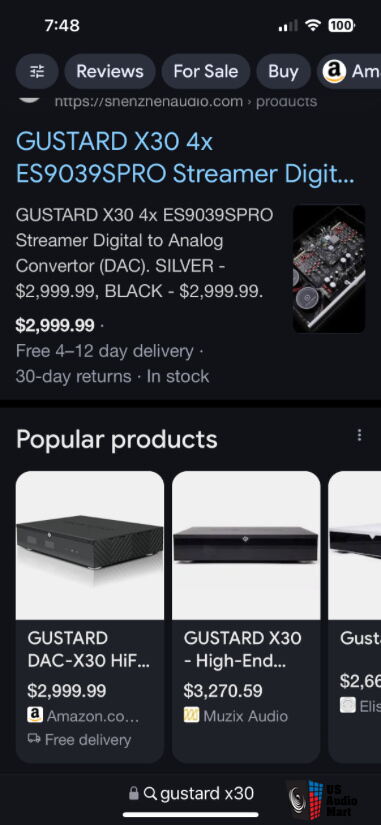 Gustard x30 Dac/streamer/pre amp Photo #5288478 - US Audio Mart