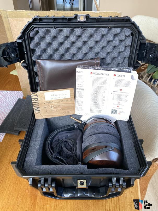 ZMF Atrium Closed Headphones - Aged Cherry Bio-cellulose dynamic ...