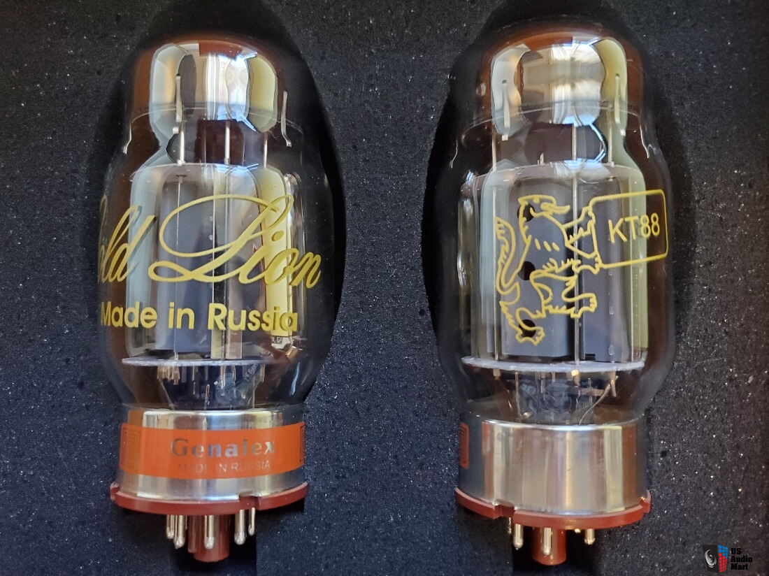Gold Lion KT88 Tubes Matched Quad For Sale - US Audio Mart