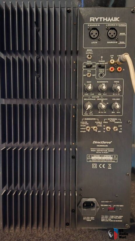 Rythmik G25HP Dual-Opposed Servo Subwoofers (PAIR)