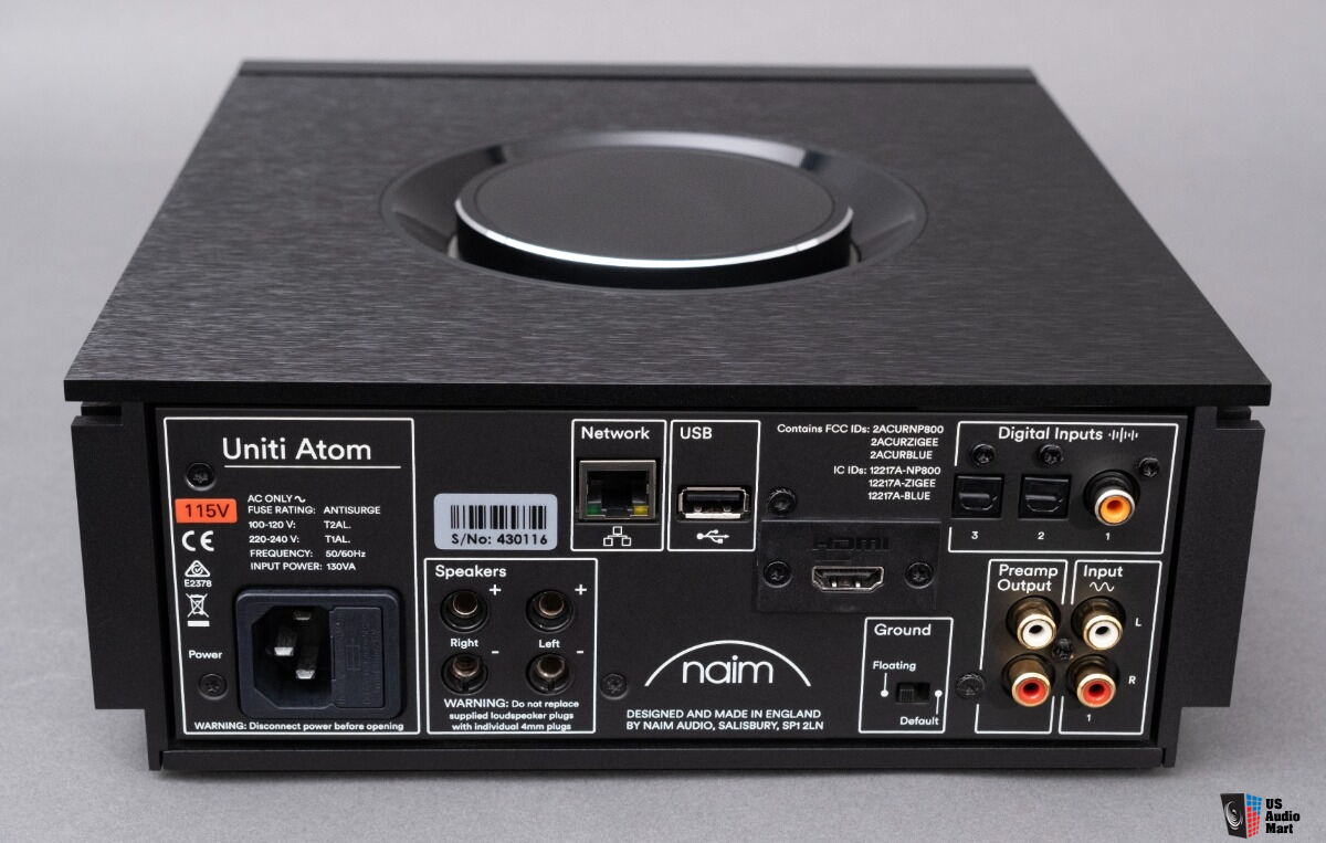 Naim Uniti Atom Streaming Amplifier - Original Packaging, Paperwork and ...