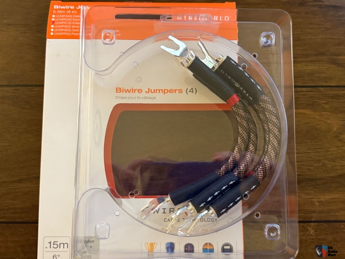 WireWorld Eclipse Bi-Wire Jumpers, Spade to Spade, 0.15M For Sale - US ...