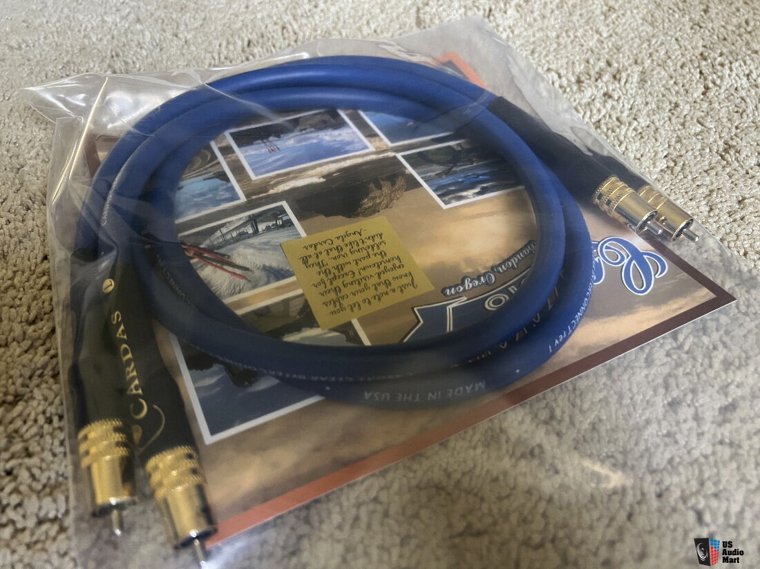 Cardas Audio Clear Rev.1 1.0m RCA Interconnects - Brand New ...