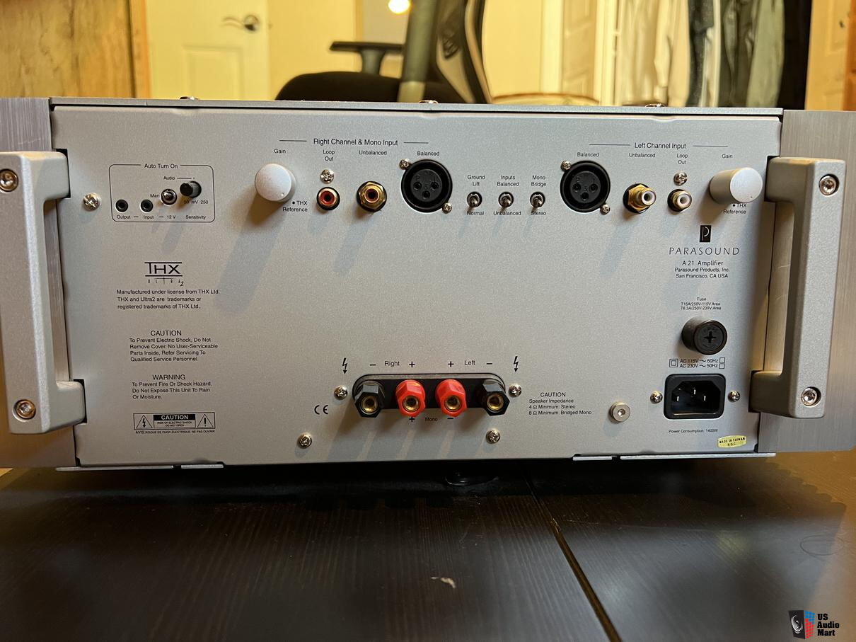 Parasound Halo A 21 Stereo Power Amplifier Photo #5294561 - US Audio Mart