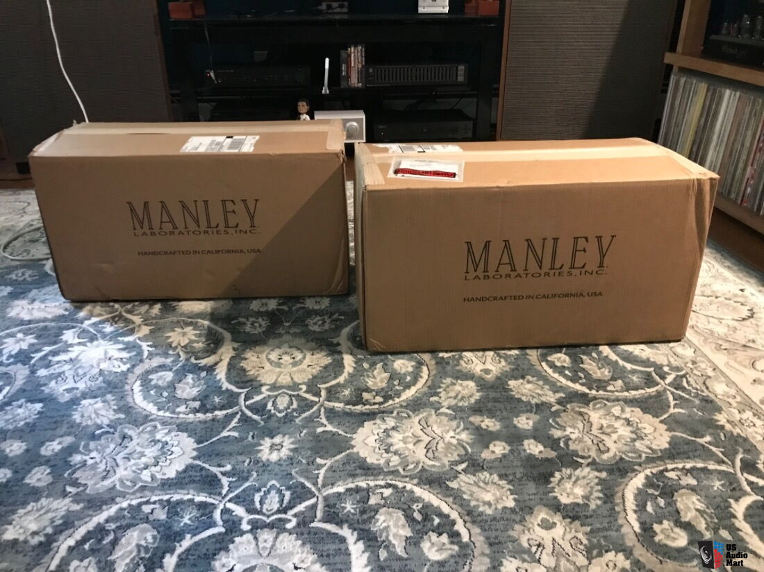 Pair of Manley Neo-Classic SE/PP 300B mono blocks Just serviced by Manley