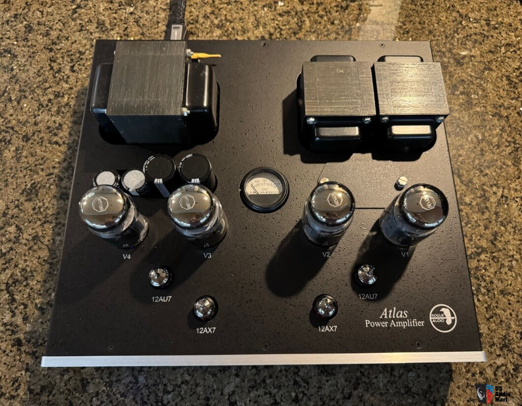 Rogue Atlas Magnum III in Silver. 100 WPC Tube Power Amplifier. New ...