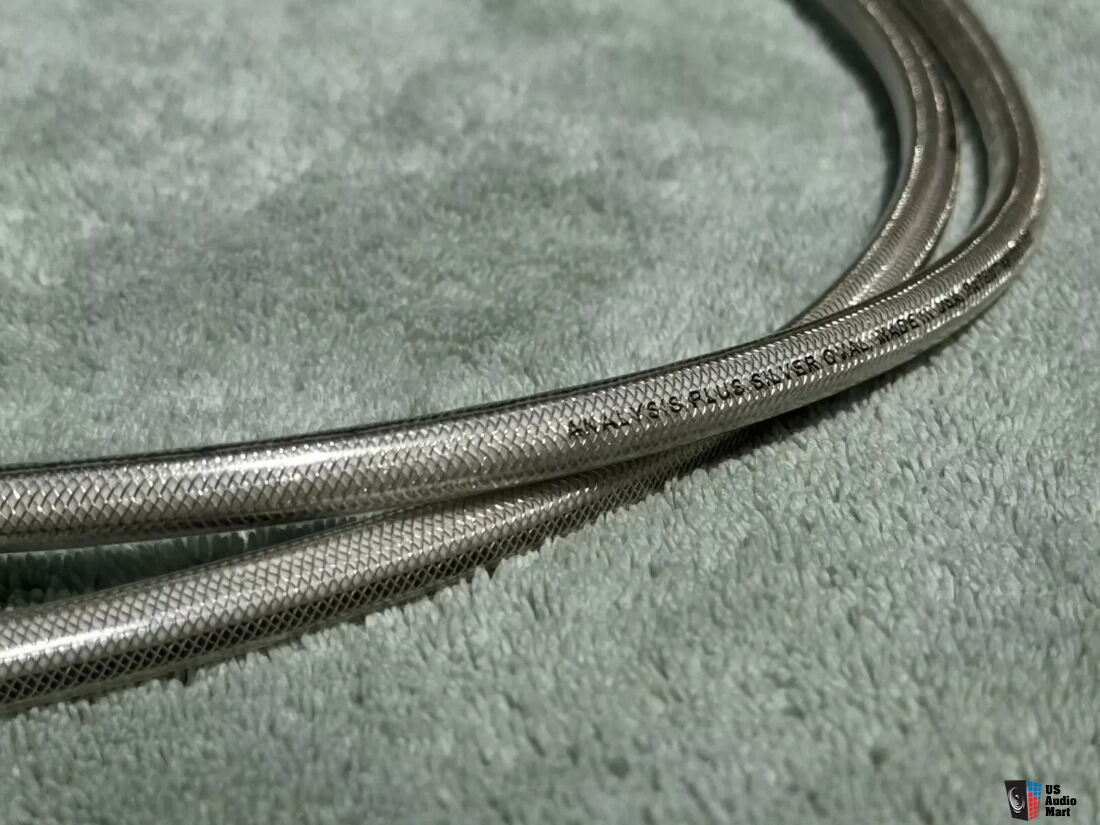 Analysis Plus silver oval RCA Interconnects 1m pair Photo #5306305 - US ...